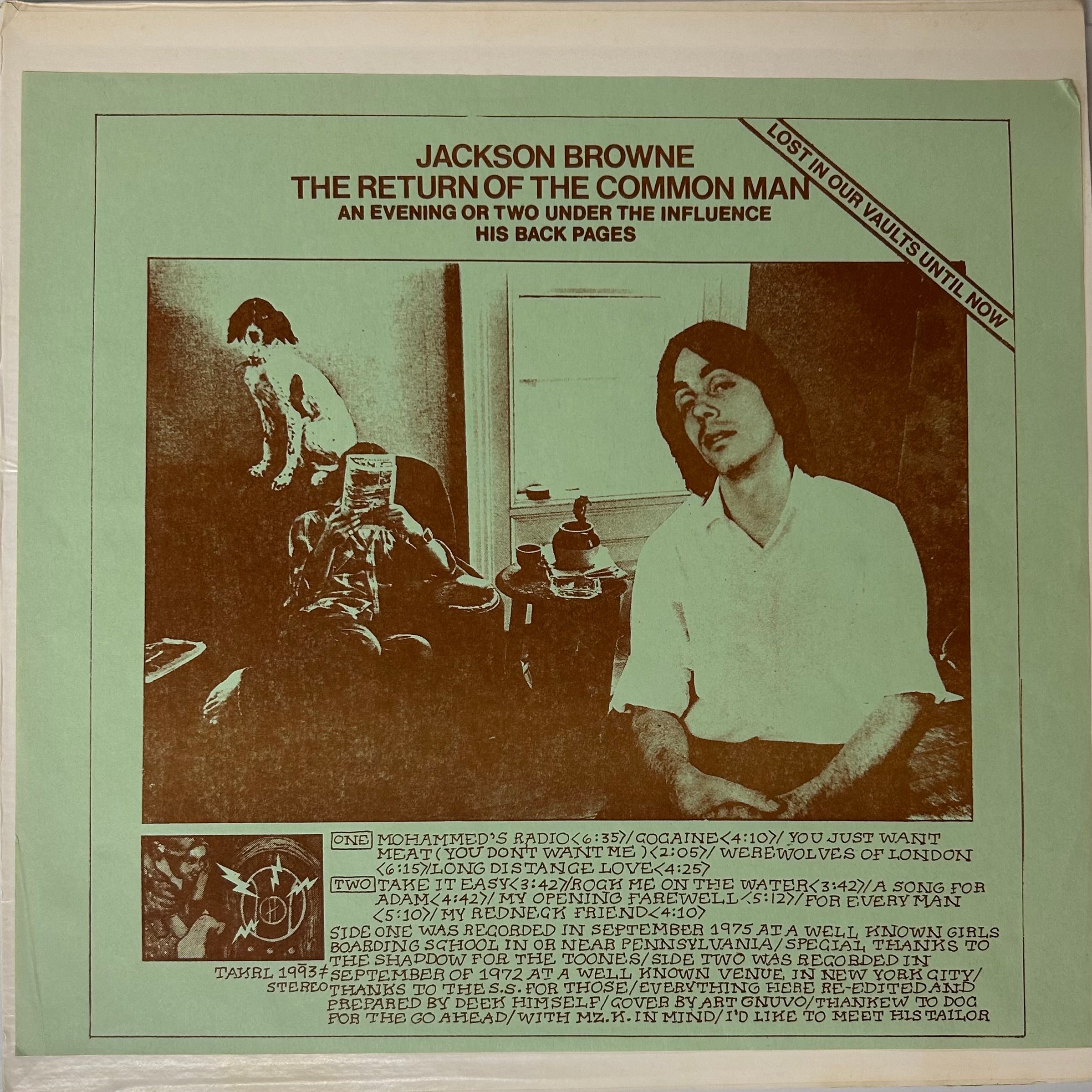 Jackson Brown - The Return of The Common Man (12") – VINILE PARADISO CAFE